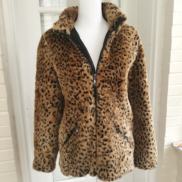 White Stag | Jackets & Coats | Discounted White Stag Cheetah Print Coat ...